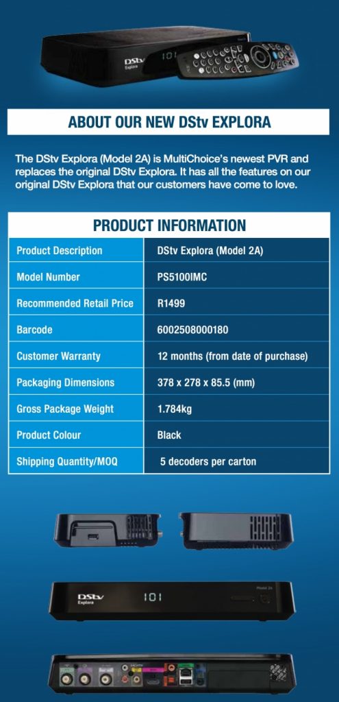 DStv Explora Vs. Explora 2: Here’s what’s new - TalkMedia Africa