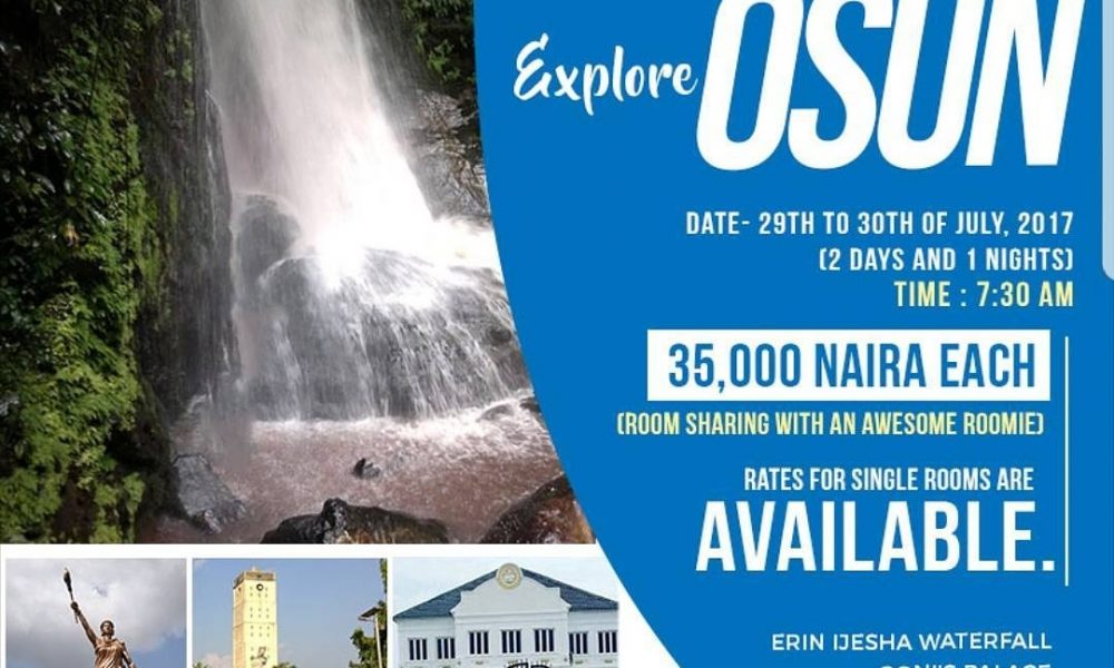 Social Prefect Tours presents "Explore Osun" Waterfalls, Palaces and ...
