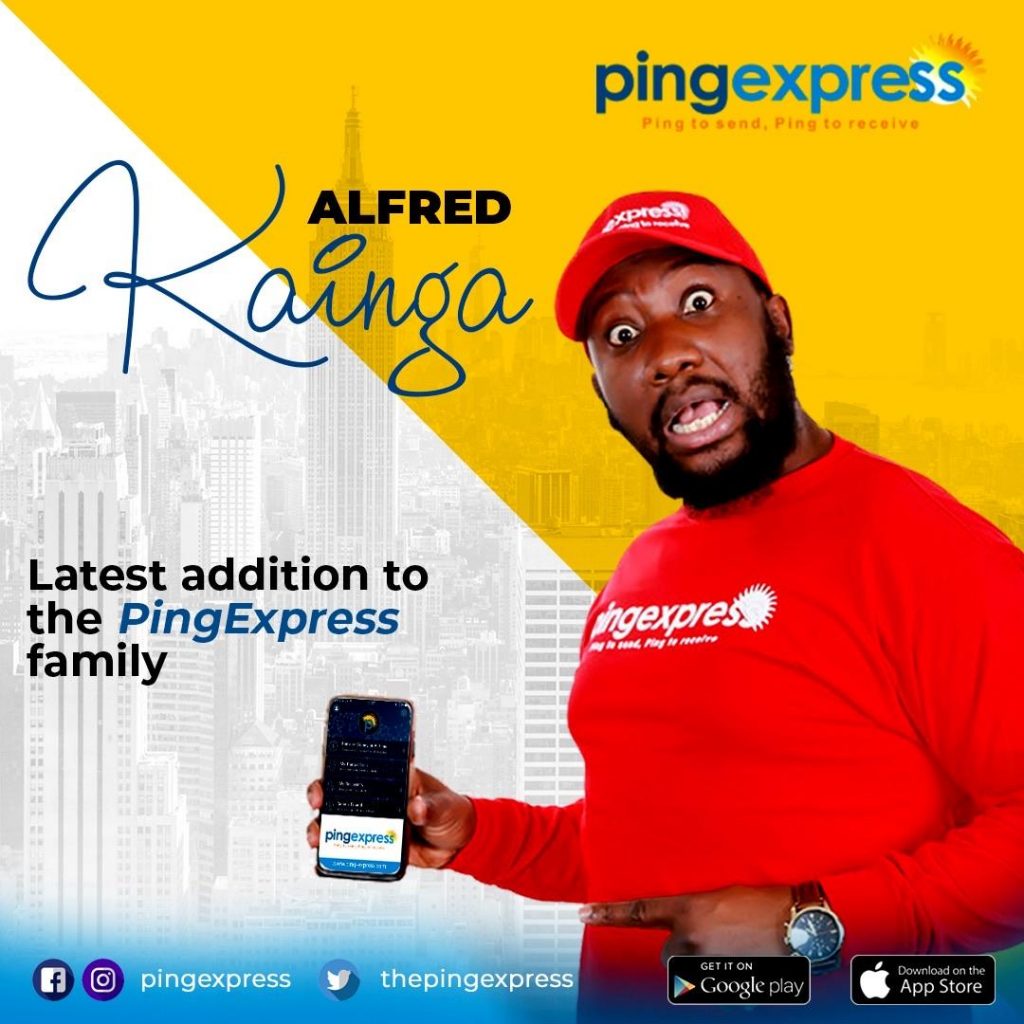 US Based Zimbabwean Comedy Star Alfred Kainga Becomes Ping Express Ambassador - TalkMedia Africa